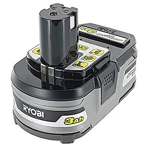 Ryobi P191 3.0 Amp Hour High Capacity Lithium Ion Battery w/ Cold Weather Performance and LED Power Indicator (Charger Not Included / Battery Only)