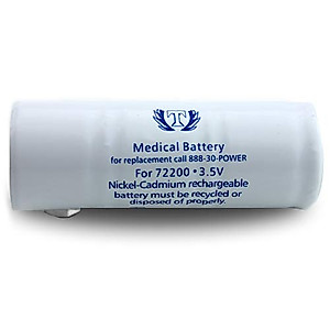 2 Pack Banshee Replacement for Welch Allyn 72200 Battery Fits Otoscope Handle 71000 71010 71015 71020 71050 71051 71054 71055 71670