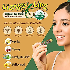 Lizard Lips USDA Certified Organic - 4 Flavor Variety Pack