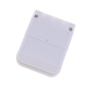 Vipxyc PS1 Memory Card, 1MB Memory Card for Sony PS1 Compatible with Any Playstation One Games White
