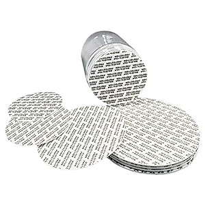 NANSHINE 38mm/ 1.5" Pressure Activated Seals Cap Liners Foam Sealing inserts for Glass & Plastic Jar Bottles Containers No Induction Sealer Needed 500pcs