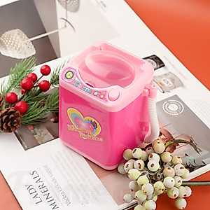 Framendino, Pink Makeup Brush Sponge Washing Machine Automatic Drying Puff