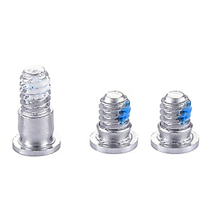 Replacement 6pcs/Set Bottom case Screws + 5 Point Pentalobe Screwdriver for MacBook Pro Retina 13 A1708 EMC 2978 EMC 3164 2016-17, A2159 A2289 EMC 3301 EMC 3456 2020, A2338 M1 EMC 3578 2020 (Silver)