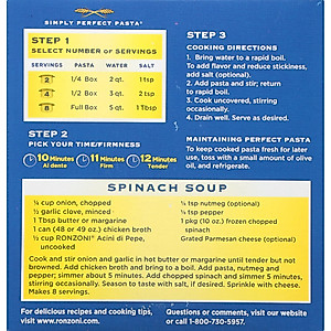 Ronzoni Acini Di Pepe Macaroni NON GMO 16 Oz. Pack Of 3.