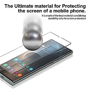 GOBUKEE Compatible for Samsung Galaxy S21 Ultra Premium Flexible PMMA Screen Protector Film, Installation Guide Tool Included, Full Edge Coverage - 2 Pack
