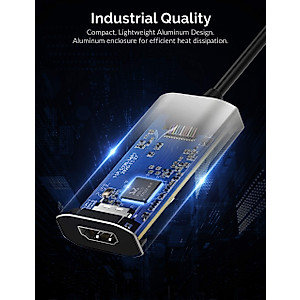 SABRENT USB Type C to HDMI 2.1 Adapter | 8K/60Hz & 4K/120Hz with DSC Function | 8K/30Hz & 4K Resolution Without DSC | Thunderbolt 3 Compatible (DA-UCH8)