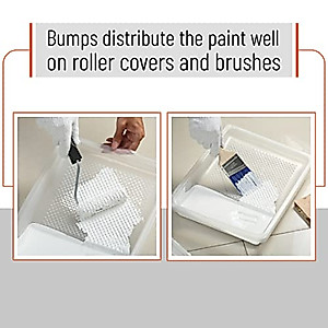 Bates- Paint Tray Liner, 9 Inch, 10 Pack, Paint Roller Tray, Disposable Plastic Paint Trays, Paint Pans Trays, Paint Supplies for House Painting, Roller Tray