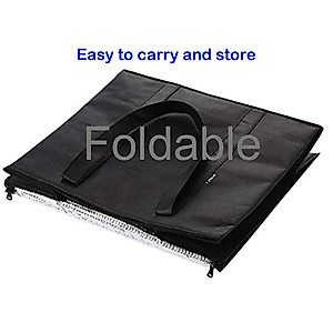 1 Click 2 Pack Insulated Reusable Grocery Bags, Extra Large, Foldable, Stands Upright, Sturdy Zipper, Washable, Reinforced Handles