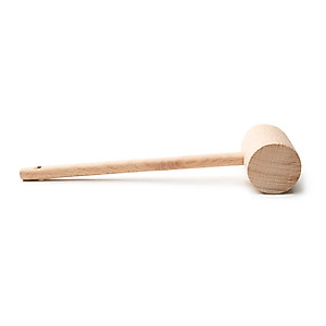 Fox Run Brands Wooden Kitchen Tools, 8 X 2.25 X 1.25 Inches, Wood Crab Mallet