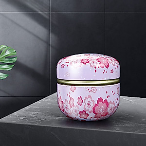 Molain Powder Case with Powder Puff for Body Baby After-Bath Powder Puff Kit Body Powder Puff and Container Dusting Powder Box for Baby&Women (Pink)