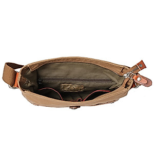 TSD Brand Super Horse Canvas Crossbody Bag