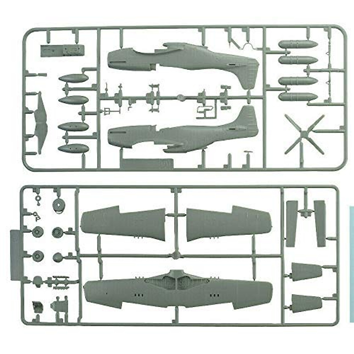 Premium Hobbies P-51D Blue Nose 1:72 Plastic Model Airplane Kit 126V