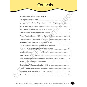 Take It to Your Seat Science Centers, Grades PreK-K