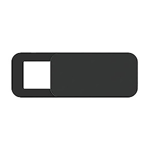 Webcam Cover Strong Suction Dust-Proof Privacy Protection Anti-peep Ultra-Thin Camera Sticker Slider for Laptop PC Tablet Valentine's Day/Mother's Day/Father's Day/Christmas/Birthday Gifts - Black