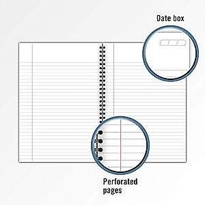 Cambridge Business Notebook, Legal Ruled, 6-1/2" x 9-1/2", Wirebound, Black, 2 Pack (73599)