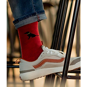 Farm to Feet Sunderland All Season Merino Wool Crew Socks (Medium, Yellow)