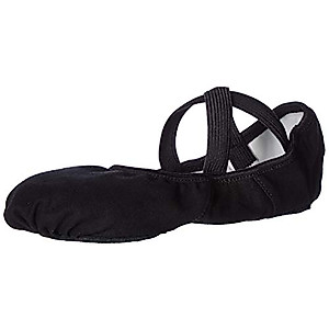 Capezio Womens Hanami Ballet Shoe (2037W) -BLACK -6.5M