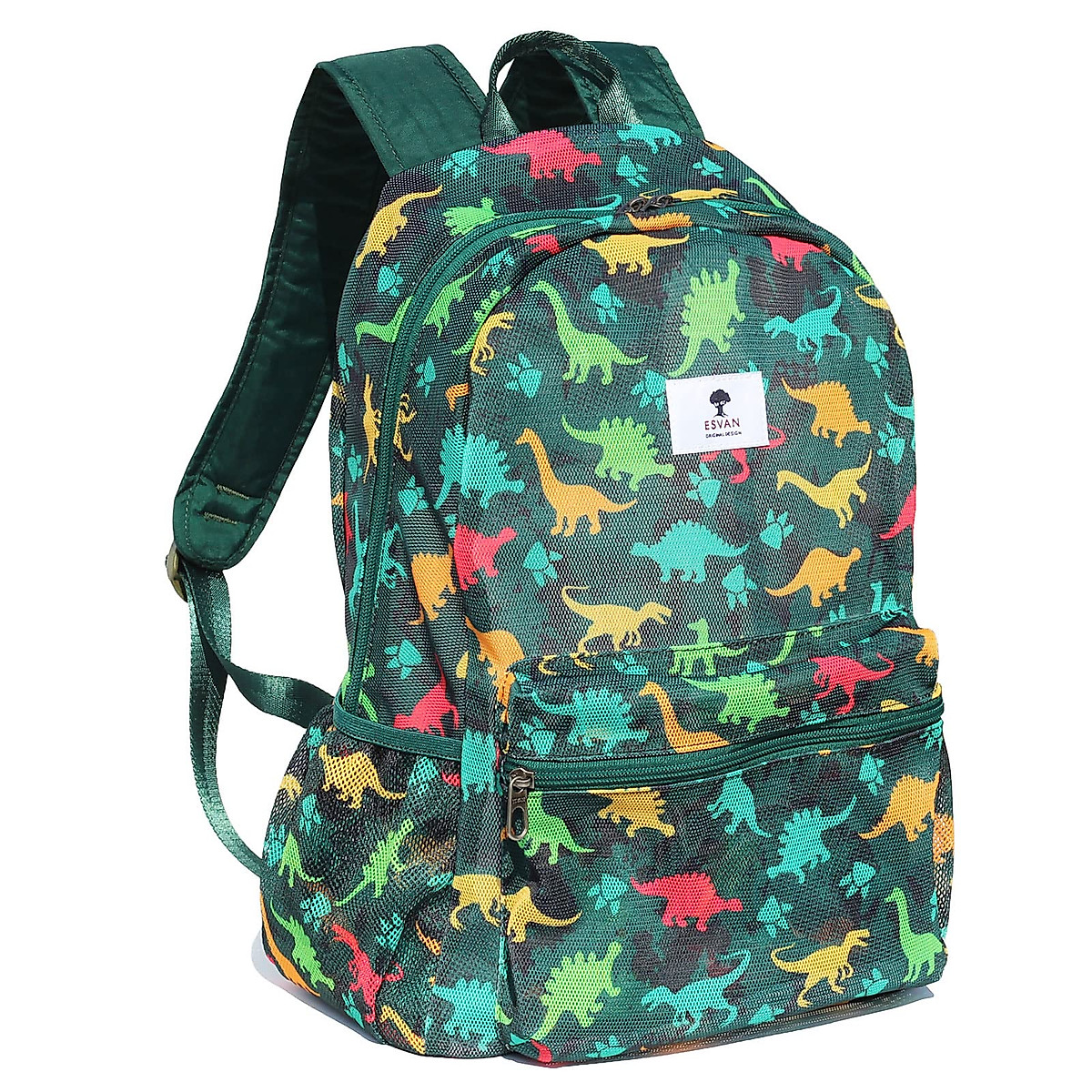 ESVAN Mesh Backpack Bag School Backpack Purse Teens Travel Gym Backpack Casual School Bookbag Beach Bag