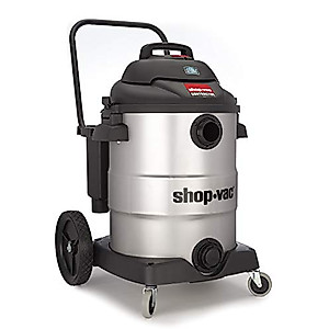 Shop-Vac 9627810 16 Gallon 6.5 Peak HP Contractor Wet Dry Vacuum, Stainless Steel