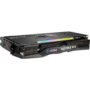 MSI Gaming GeForce RTX 3080 Gaming Z Trio 10G LHR 10GB GDRR6X 320-Bit HDMI/DP Nvlink Torx Fan 4 RGB Ampere Architecture Computer Gaming Graphics Card, NVIDIA GPU Video Cards for Gaming PC (Renewed)