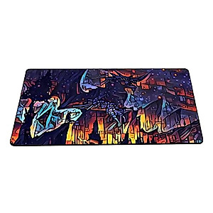Enhance Your TCG Experience with Stunning Artistic Design Playmat - MTG CCG OCG Trading Card Game Mat by Inked Playmats. Art Painting on Gaming Play Mat 395