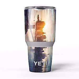 Design Skinz NYC Sunset Eve - Skin Decal Vinyl Wrap Kit Compatible with The Yeti Rambler Cooler Tumbler Cups