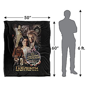 Labyrinth Only Forever Officially Licensed Silky Touch Super Soft Throw Blanket 50" x 60"