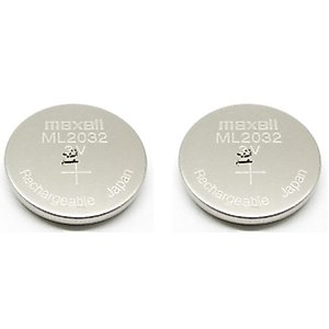 Datyriu 2 pc Maxell ML2032 ML 2032 3v Rechargeable Lithium Battery
