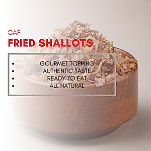 Dried Shallots, Crispy Onions, Dried Red Onions, Dried Shallot, 16 oz (1 pack), Dehydrated Red Onion, Dehydrated Shallots, CAF Dried Shallot, CAF Dried Red Onion