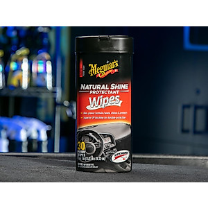 Meguiar's G4100 Natural Shine Protectant Wipes - 25 Wipes