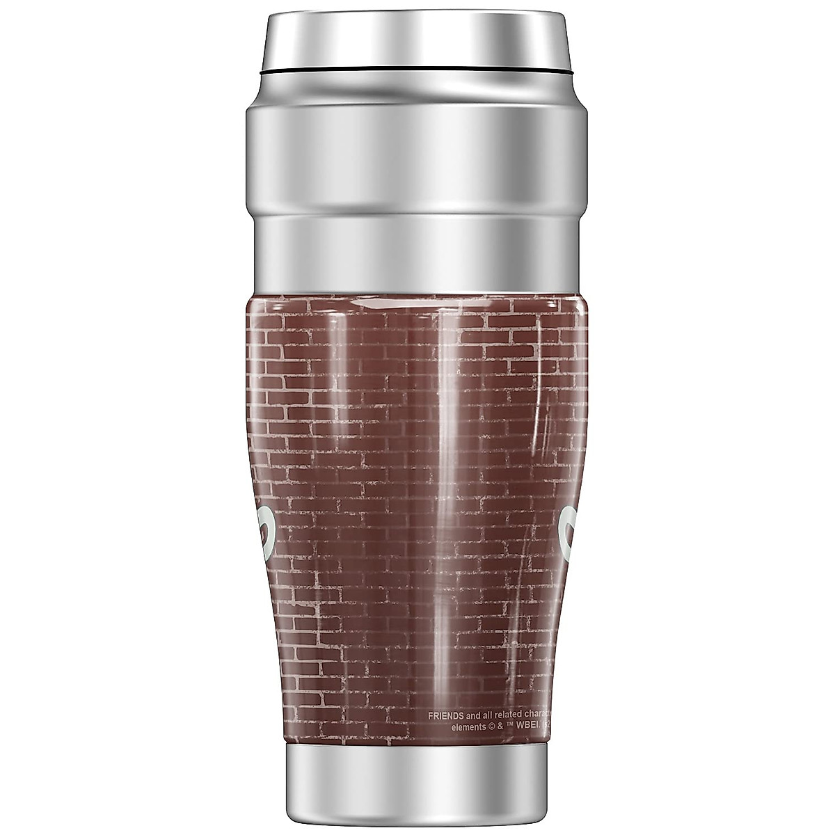 Friends Central Perk Brick Wall THERMOS STAINLESS KING Stainless Steel Travel Tumbler, Vacuum insulated & Double Wall, 16oz