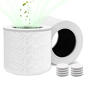 2 Pack Core Mini Replacement Filter Compatible with LEVOIT Core Mini Air Purifier,Core Mini-P,3-in-1 High Efficiency H13 HEPA Filter,Mini-RF Filter with Activated Carbon,Replace Part#Core Mini-RF