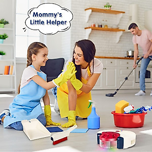 Toy Kids Vacuum, Toy Vacuum Cleaner for Toddler with Lights & Sounds (Style B)