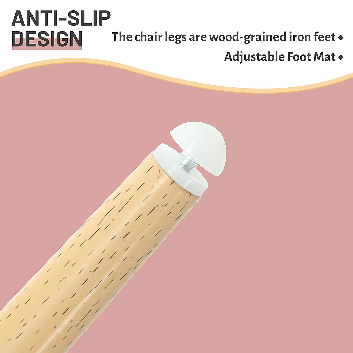 KCC Small Modern Dining Room Arm Chairs 1 Piece, Mid-Century Upholstered Velvet Side Seat Club Guest with Metal Tube Legs for Kitchen, Living Room, Rose