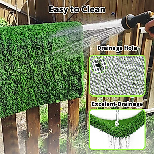 Grass Pad for Dogs 51.2 x 31.5 inches, Strong Absorbency Soft Artificial Grass for Pets Potty Training, Easy to Clean Fake Grass for Dog Indoor Outdoor Use (1 Pack)