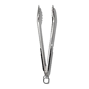 OXO Good Grips Grilling Tools, 3pc Set-Tongs, Turner Rest, Black