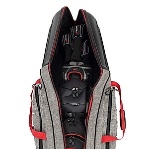 Founders Club Golf Travel Bag Travel Cover Luggage for Golf Clubs with ABS Hard Shell Top