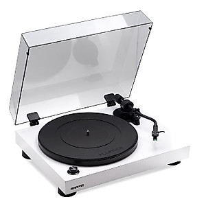 Fluance RT81 Elite High Fidelity Vinyl Turntable (White) with Ai41 Powered 5" Stereo Bookshelf Speakers (Lucky Bamboo), Diamond Stylus, Belt Drive, Built-in Preamp, 90W Class D Amplifier, Bluetooth