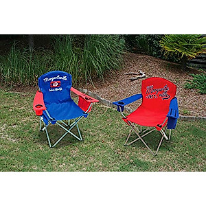 Margaritaville Outdoor Quad Folding Chair - 1977 - Red/Blue, 21.5"" x 36.5"" x 37.5""" (630251-1)