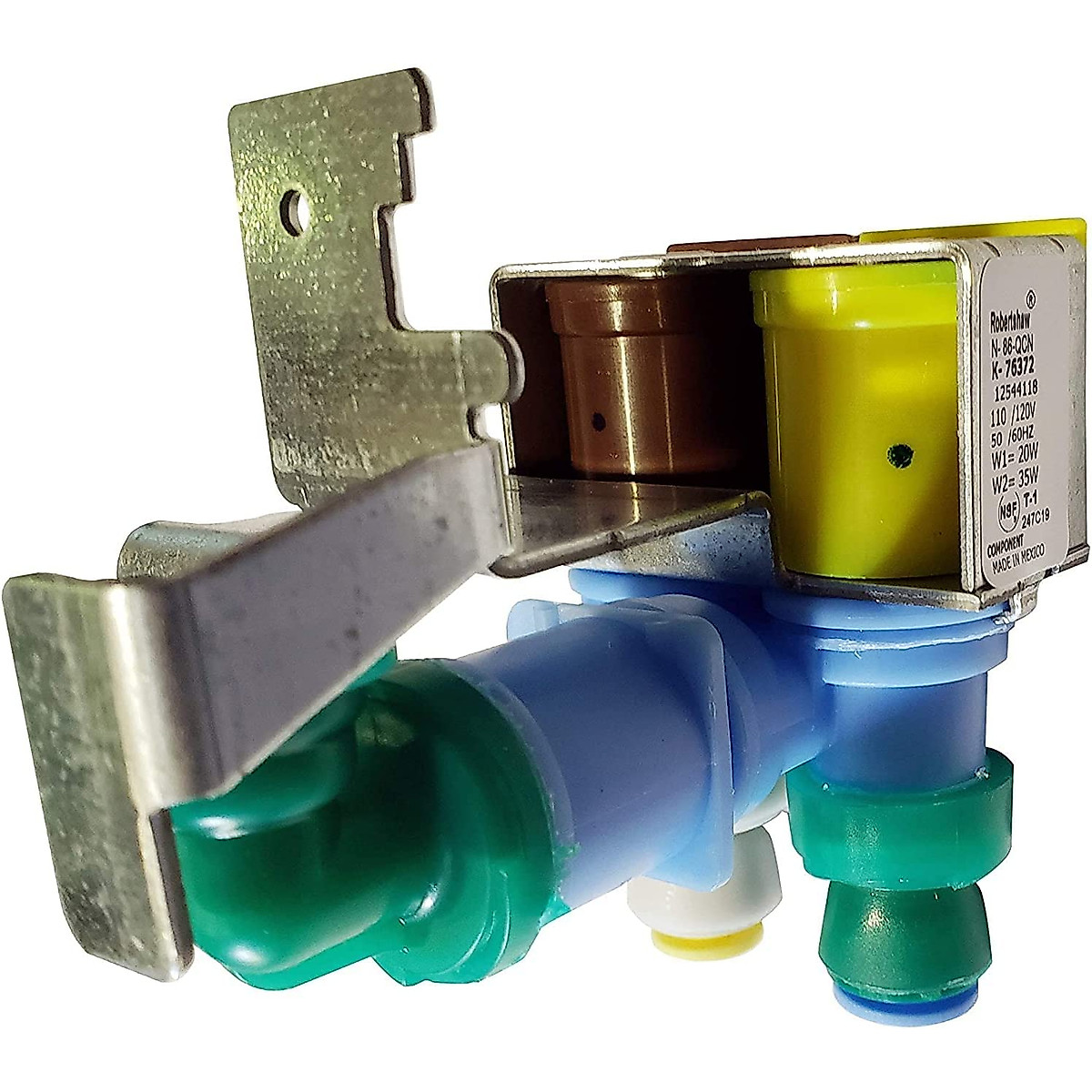 Eopzol 67006531 Refrigerator Dual Water Valve for Whirlpool Kenmore WP67006531 12544118 AP6010515 PS11743697