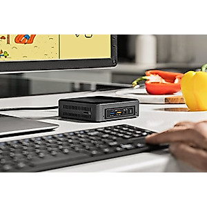 Intel NUC 7 Enthusiast, A Mini PC with Windows 10, Intel Core i7, 512GB NVMe Intel 600p SSD, 16GB RAM, Gunmetal (BOXNUC7I7BNKQ)