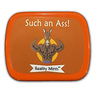 Such an Ass Mints – Buff Donkey Design Mint tin – Novelty Candy for Men – Chocolate Breath Mints, Sugar-Free