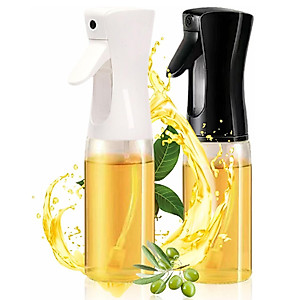 Oil Sprayer for Cooking Grilling BBQ Kitchen Tool Every Home Cook Oil Mister Healthier Cooking Experience Refillable Cooking Oil Sprayer Modernist Kitchen Lightweight Premium Oil Jar 200ml