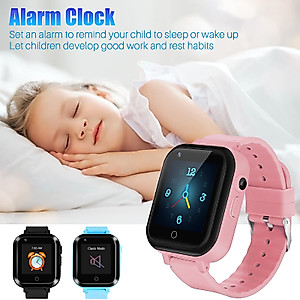 Beacon Pet Kids Smart Watches Boys Girls Ages 3-15 Kids GPS Tracker Waterproof 1.4 Big Touchscreen Watch with SOS Two Way Call Video Chat Birthday for Boys Girls