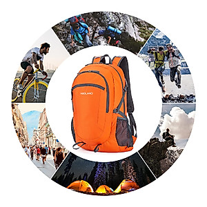 Sharkborough NODLAND Light Weight Packable Backpack Hiking 45L Foldable Water-Resistant Daypack Hydration Rucksack