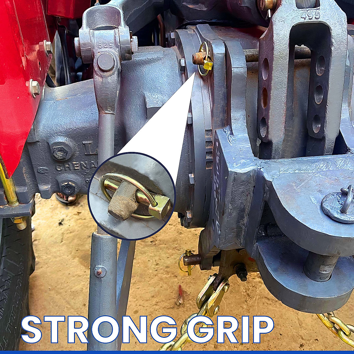 Pinailer 30 Pcs of Lynch Pin Assortment Kit— for Trucks, Tractors, Trolleys, Lawn Mowers, & Trailers of 3/16”x1-7/16”, 1/4”x1-3/4”, 5/16”x1-3/4”, & 7/16”x1-3/4”