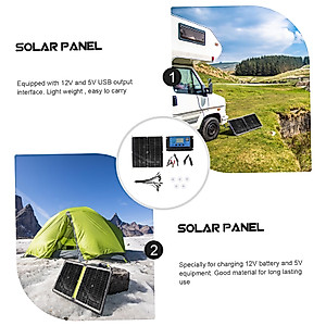 2 Sets Solar Panel Controller Set USB Batteries USB a Charger auto Battery crystalline Solar Panel Mono Solar Panel Solar Cell Panel with Controller eva Solar Charger car v5