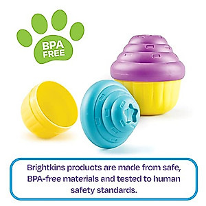 Brightkins Small Cupcake Treat Dispenser for Dogs - Interactive Dog Toys, Dog Birthday Toy for All Breeds