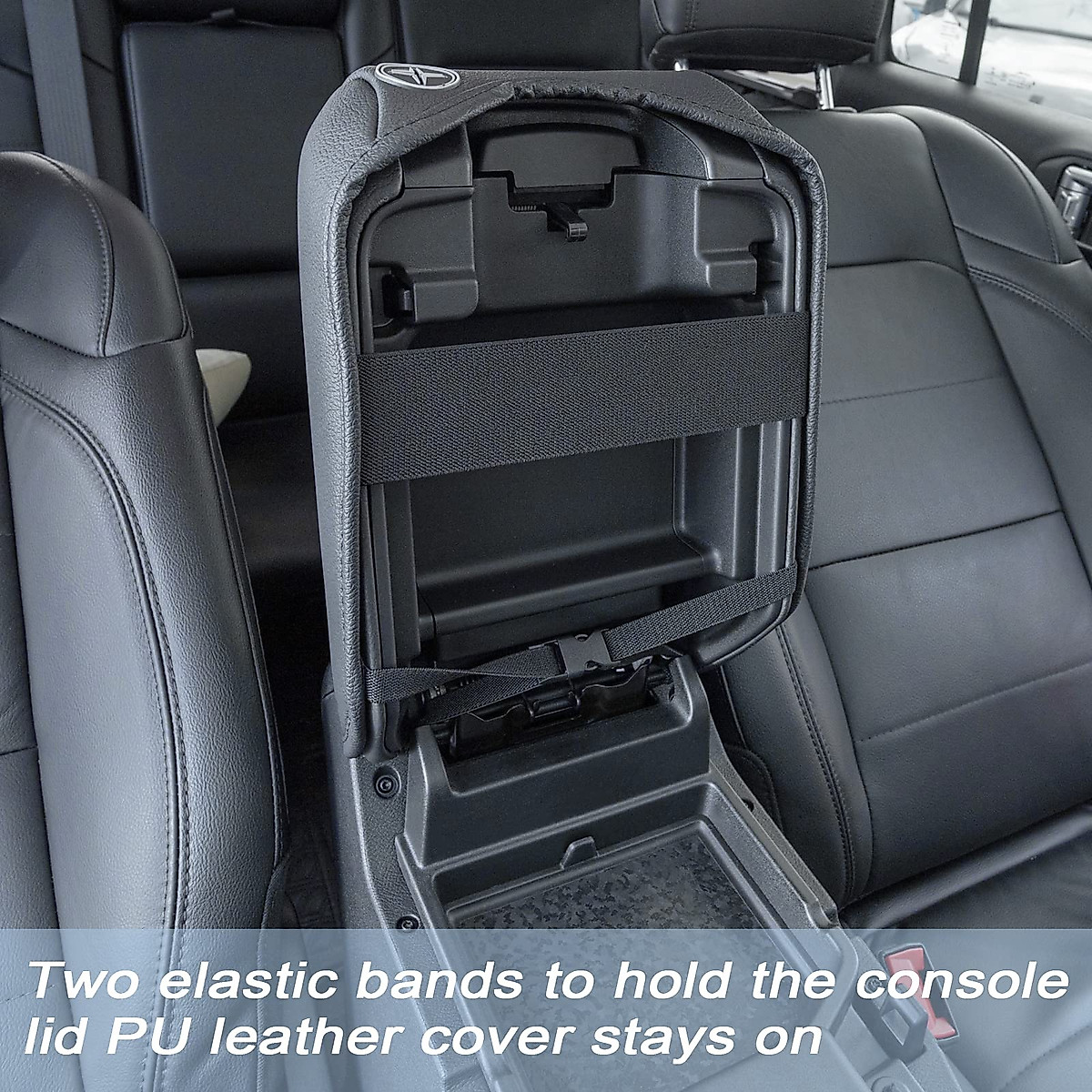 Center Console Armrest Cover Compatible with Jeep Wrangler JL/JLU 2018-2024 2025 and Jeep Gladiator JT Truck 2020 2021 2022 2023 2024 2025, Accessories PU Leather Cushion Protector Pad(Not for JK/JKU)