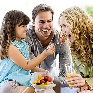 Stainless Steel Forks Set, Forks for Oyster and Shellfish, Appetizers Tasting Forks, Cocktail Salad Dessert Fruit Forks for Birthday Wedding Party Travel (6 Pcs)